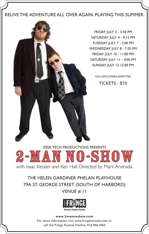2-Man No-Show | The Toronto Theatre Database