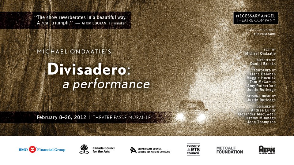 Divisadero: A Performance | The Toronto Theatre Database