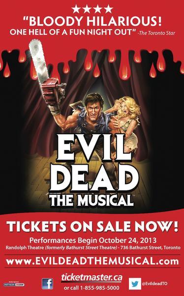Evil Dead: The Musical | The Toronto Theatre Database