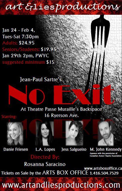 No Exit | The Toronto Theatre Database