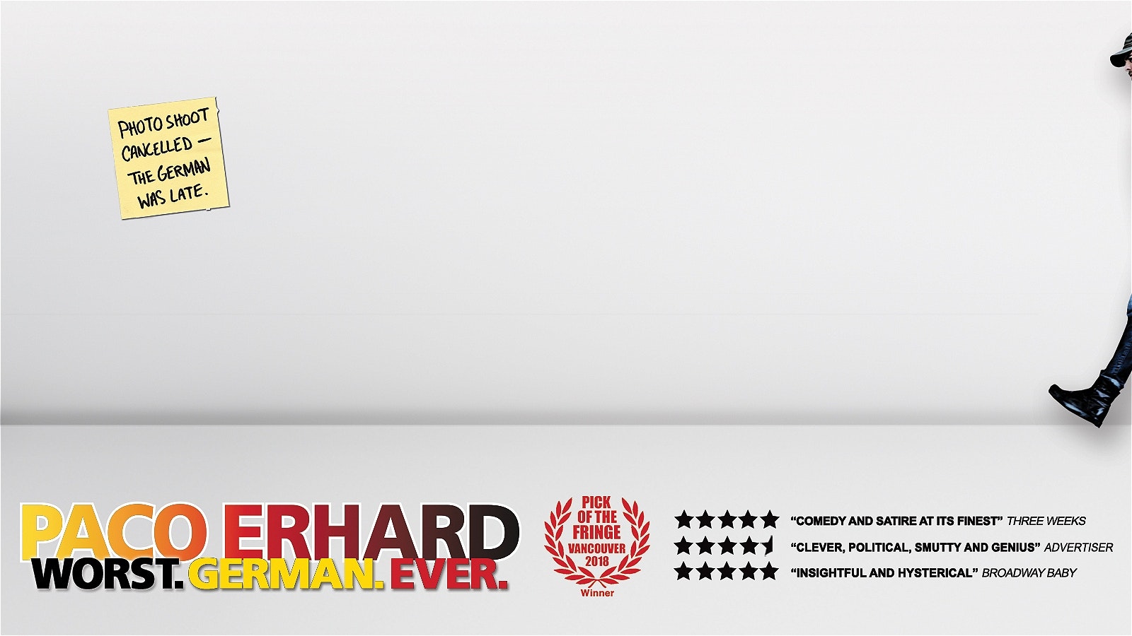 Paco Erhard: Worst. German. Ever. | The Toronto Theatre Database