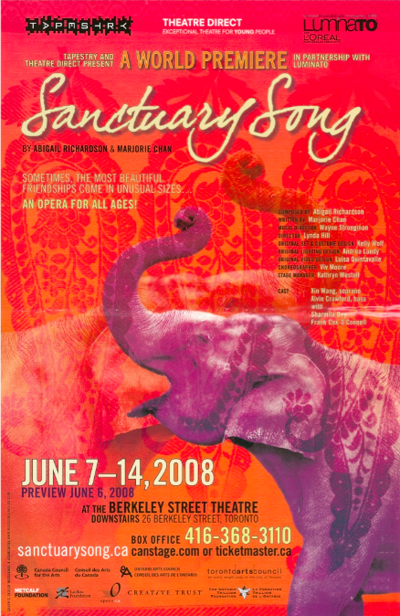 Sanctuary Song | The Toronto Theatre Database