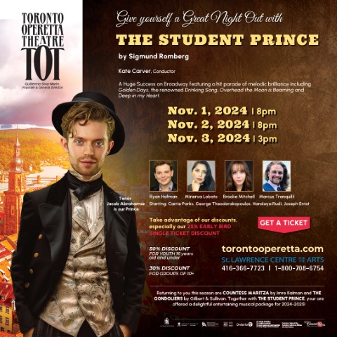 The Student Prince | The Toronto Theatre Database